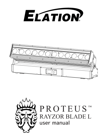 Elation PROTEUS Rayzor Blade L User Manual - Download PDF | Manualzz