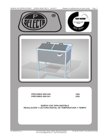 Selecta 6001241 Owner Manual - Read Online & Download PDF | Manualzz