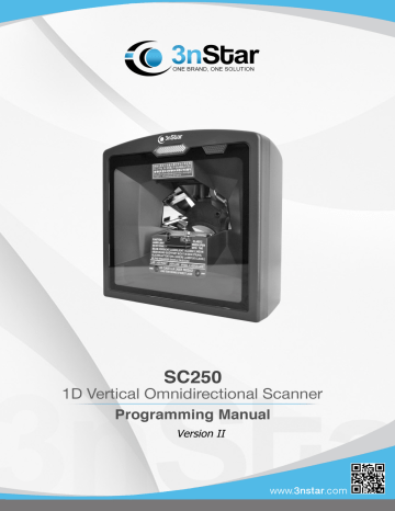 3nStar SC250 Scanner Programming Manual | Manualzz