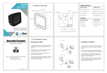 3nStar SC550 Scanner User Manual | Manualzz