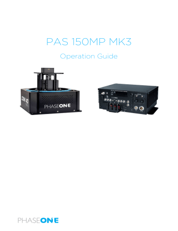 PAS 150 System Operation Guide - Phase One | Manualzz