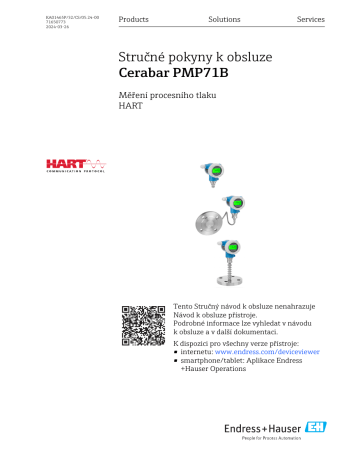 Endres+Hauser KA Cerabar PMP71B quick guide | Manualzz