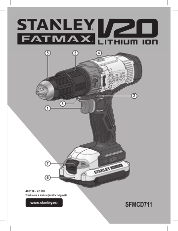 Stanley SFMCD711 Hammer drill type h1 instruction manual | Manualzz