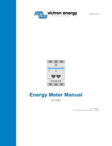 victron energy ET340 Energy Meter User Manual | Manualzz
