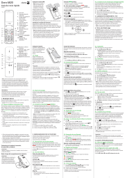 Doro 6820 - Quick start Guide, Owner's manual, User Guide