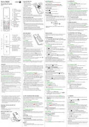 Doro 6820 - Quick start Guide, Owner's manual, User Guide