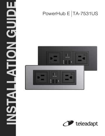teleadapt TA-7531US PowerHub E Flush User Guide | Manualzz