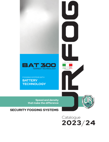 UR FOG BAT 300 Tempest Technology Battery Instruction manual | Manualzz