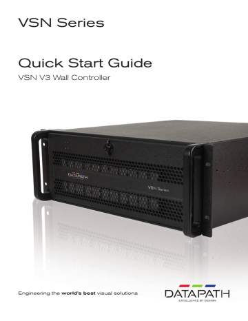Datapath VSN V3 Video Wall Controller User Guide | Manualzz