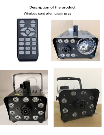 Cailike Electronics RF21 Wireless Controller Instructions | Manualzz