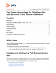 Poly Camera Control App for Room Kits User Guide | Manualzz