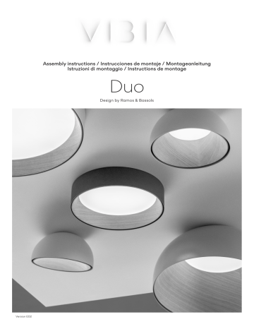 VIBIA Duo Deckenleuchte Installationsanleitung | Manualzz