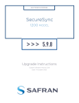Safran SecureSync 2400 Master Clock System User Guide | Manualzz