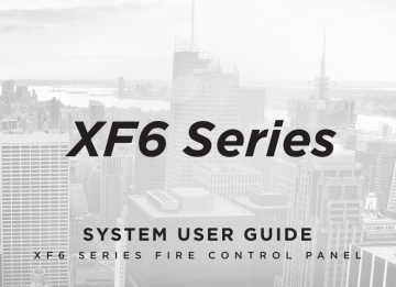 DMP XF6 Series Fire Control Panel User Guide | Manualzz