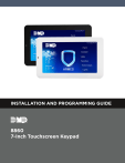 DMP 8860 Touchscreen Keypad Guide | AI Chat & PDF Access | Manualzz