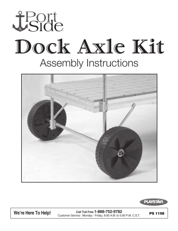 PlayStar Dock Axle Kit Assembly Instructions | Manualzz