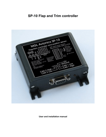 MGL Avionics SP-10 Installation Manual | Manualzz