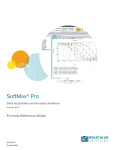 SoftMax Pro Software Formula Reference Guide | Manualzz