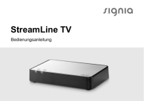 Signia StreamLine TV Benutzerhandbuch - Bedienungsanleitung | Manualzz