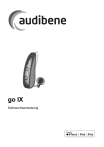 audibene go IX Gebrauchsanweisung | Manualzz