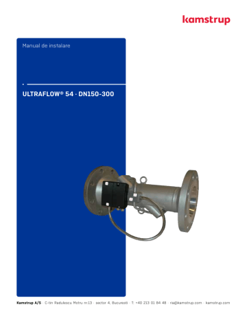 Kamstrup ULTRAFLOW® 54 - DN150-300 Manual de utilizare | Manualzz