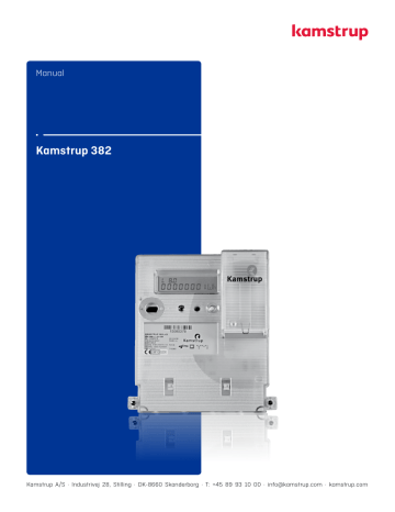Kamstrup 382J Installation & User Guide | Manualzz