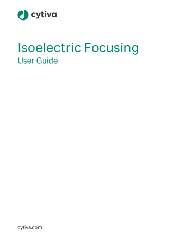 Cytiva Isoelectric Foc User Guide | Manualzz