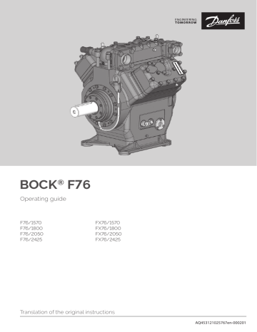 Bock F76 Operating guide | Manualzz