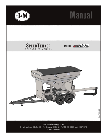 J&M 270 SpeedTender Owner's Manual | Manualzz