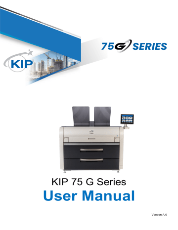 KIP 75 G Series User Guide - Wide Format LED Printer/MFP Manual | Manualzz