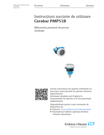 Endres+Hauser KA Cerabar PMP51B quick guide | Manualzz