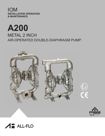 All-Flo A200 Metal Installation & Maintenance Manual | Manualzz