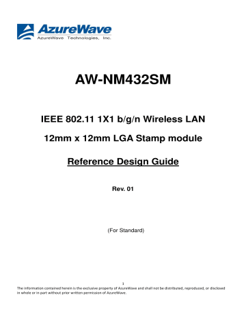 AzureWave AW-NM432SM Design Guide | Manualzz