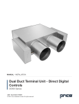 Price SDVQ 5000 Manual - Single Duct Variable Volume Control | Manualzz