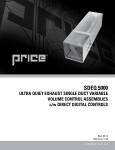 Price SDVQ 5000 Manual - Single Duct Variable Volume Control | Manualzz