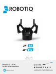 Robotiq 2F-85 and 2F-140 Grippers Instruction Manual | Manualzz