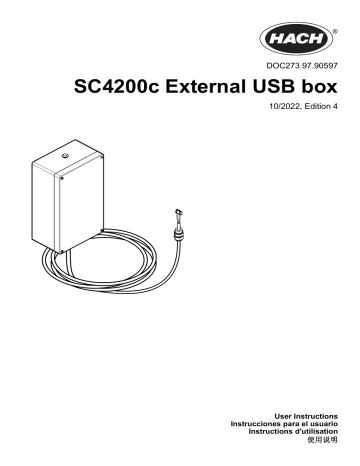 Hach SC4200c Controller External USB Box Instruction Manual | Manualzz