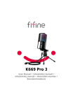 fifine K669 Pro 3 Condenser Microphone User Manual | Manualzz