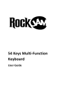 RockJam RJ361 61-Key Keyboard User Guide | Manualzz