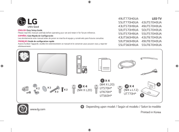 LG 50UT560H9UA LED TV User Guide - Download & Read Online | Manualzz