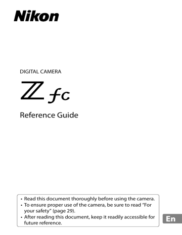 Nikon Z fc Reference Guide | Read, Download & Ask Questions | Manualzz