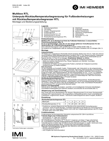 IMI Multibox RTL Istruzioni di montaggio | Manualzz