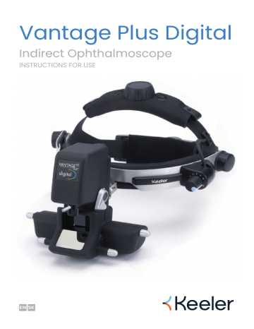 Keeler Vantage-Plus-Digital Instructions for Use | Manualzz