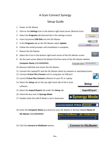 Keeler A-Scan Instructions - Setup Guide and Features | Manualzz