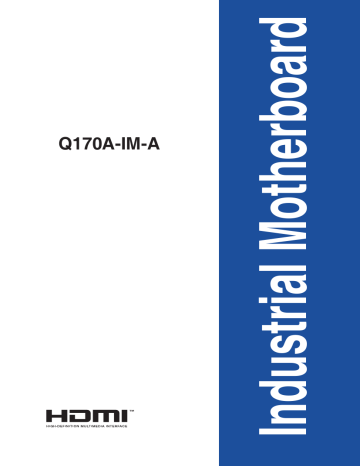 Asus Q170A-IM-A Industrial Motherboard Manual | Manualzz