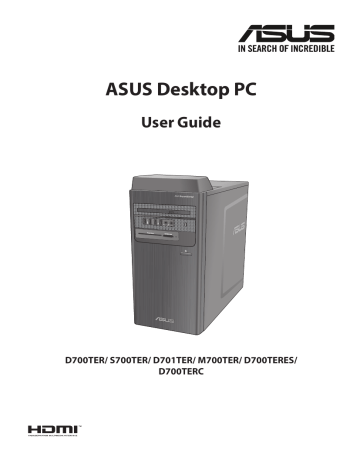 Asus ExpertCenter D7 Tower D700TER User Manual | Manualzz