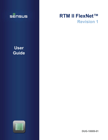 RTM II FlexNet User Manual - Sensus | Manualzz