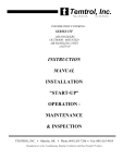 Temtrol SERIES ITF Air Handling Units Instruction Manual | Manualzz