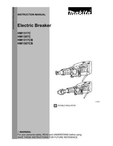 Makita HM1307C, HM1307CB Instruction Manual | Manualzz