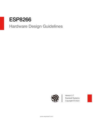 ESP8266 Hardware Design Guidelines - Espressif | Manualzz